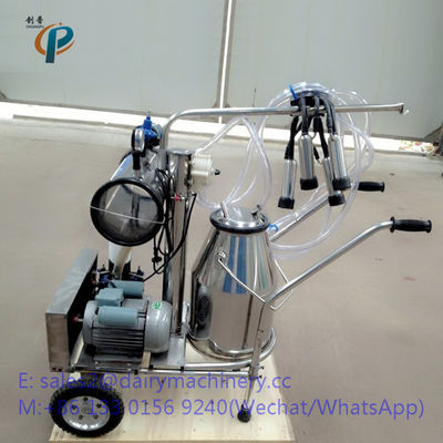 HL-JN01 Máquina portátil de ordenha de vaca de balde único com carrinho, tensão 220V -50Hz